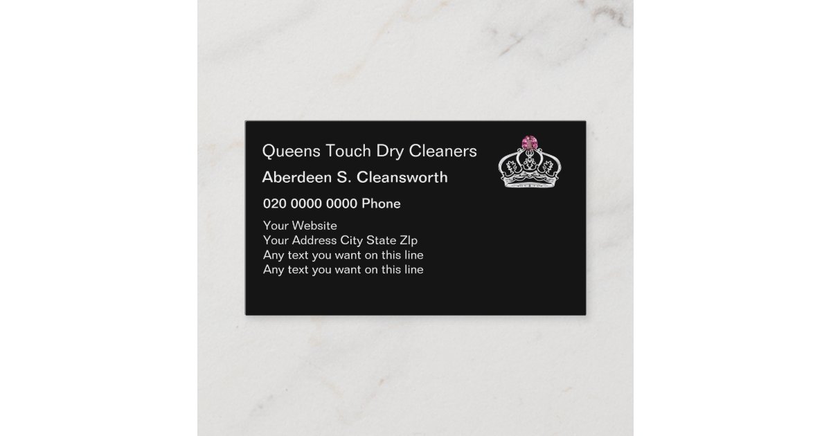 Dry Cleaning Business Cards | Zazzle