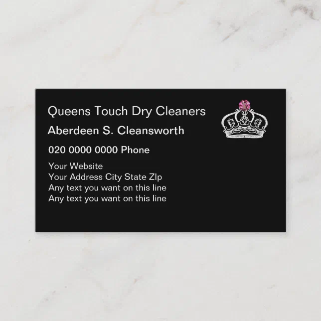 Dry Cleaning Business Cards | Zazzle