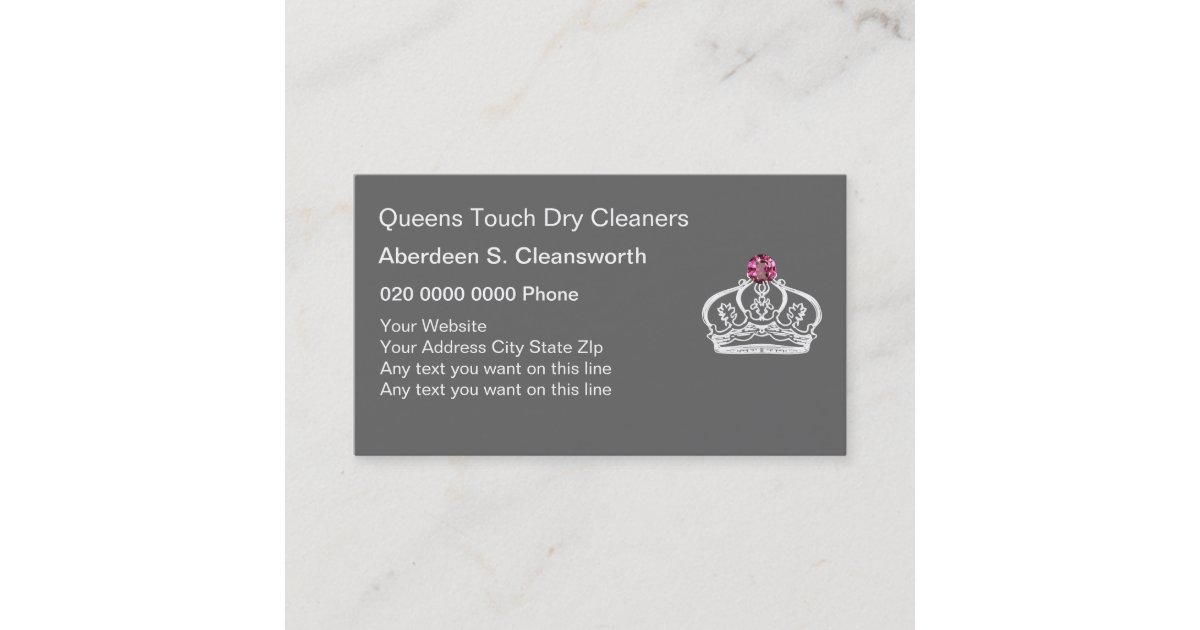 Dry Cleaning Business Cards | Zazzle