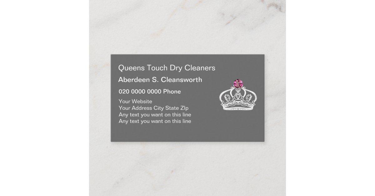 Dry Cleaning Business Cards | Zazzle