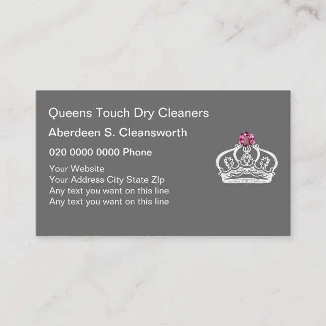 Dry Cleaning Business Cards | Zazzle