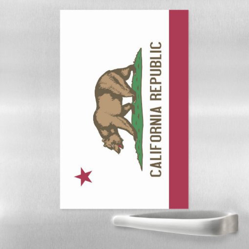 Dry Erase Magnetic Sheet with flag of California | Zazzle