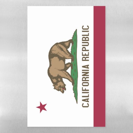 Dry Erase Magnetic Sheet with flag of California | Zazzle
