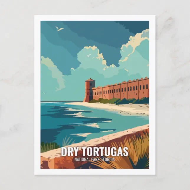 Dry Tortugas National Park Florida USA Postcard | Zazzle