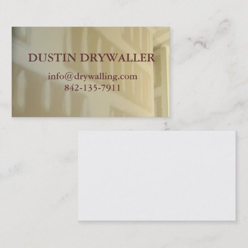 drywall business card | Zazzle