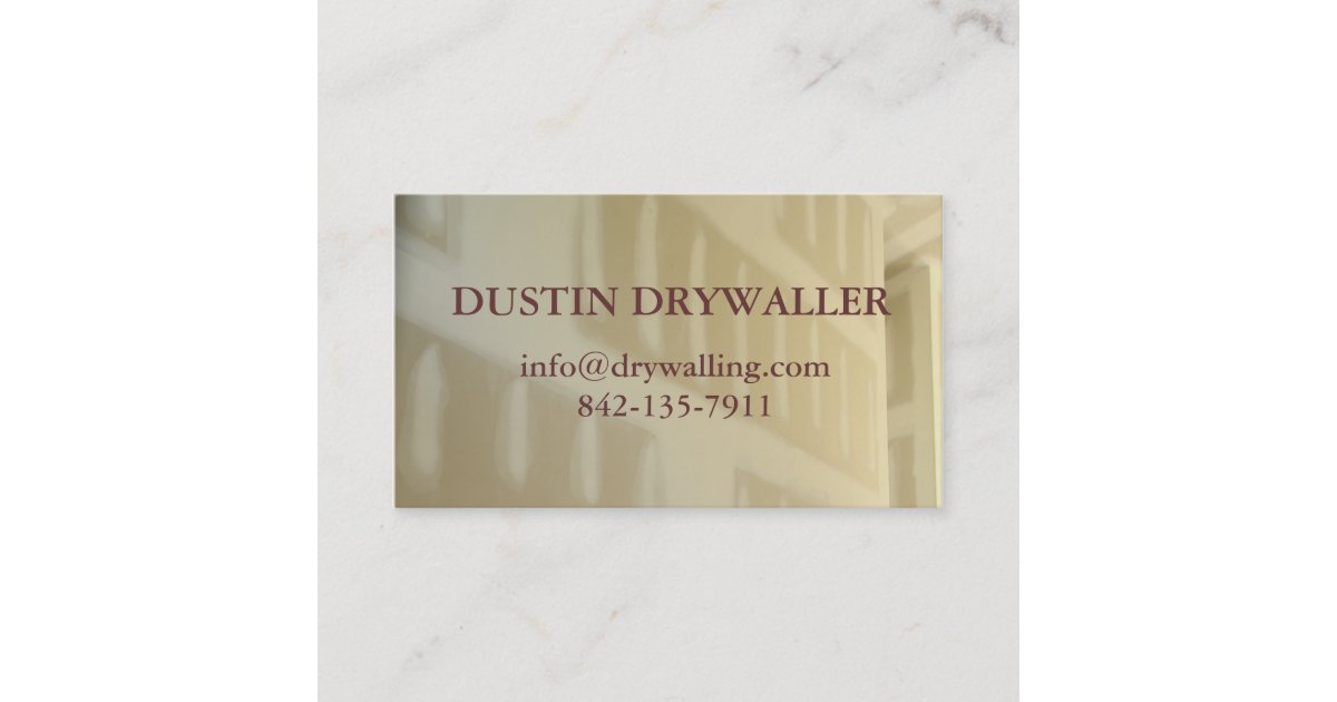drywall business card | Zazzle