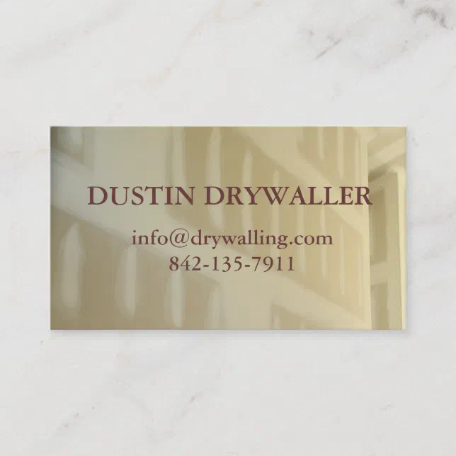 drywall business card | Zazzle