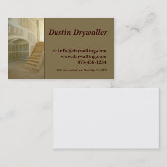 Drywall Business Card | Zazzle