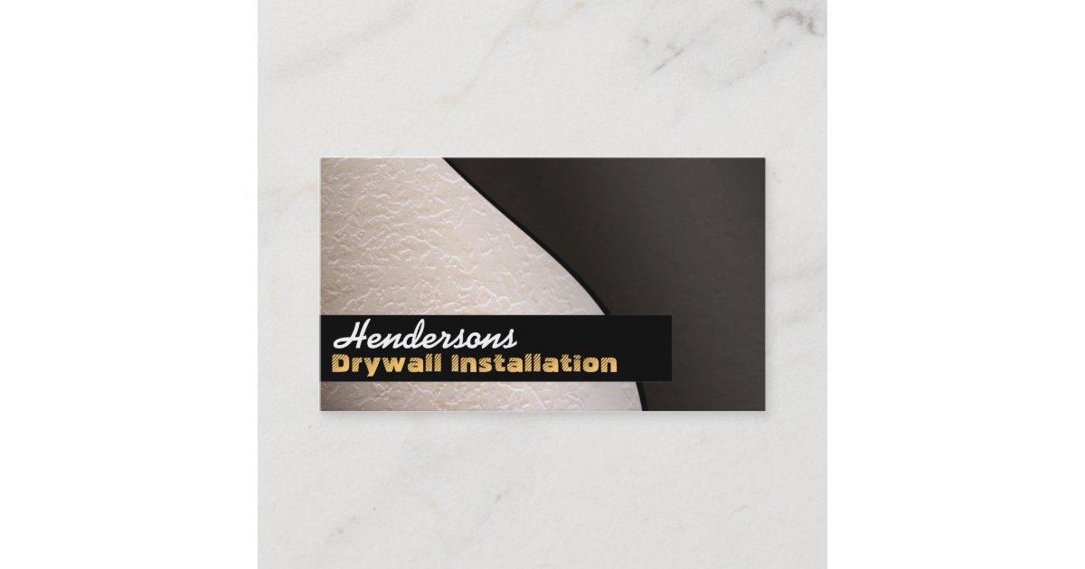 Drywall Business Cards | Zazzle