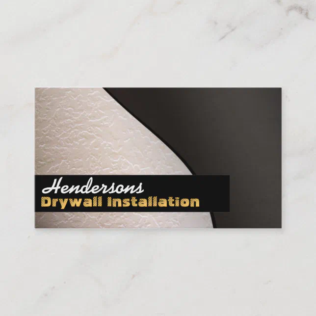 Drywall Business Cards | Zazzle