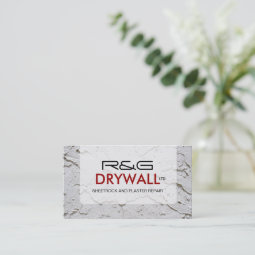 DRYWALL COMPANY BUSINESS CARD | Zazzle