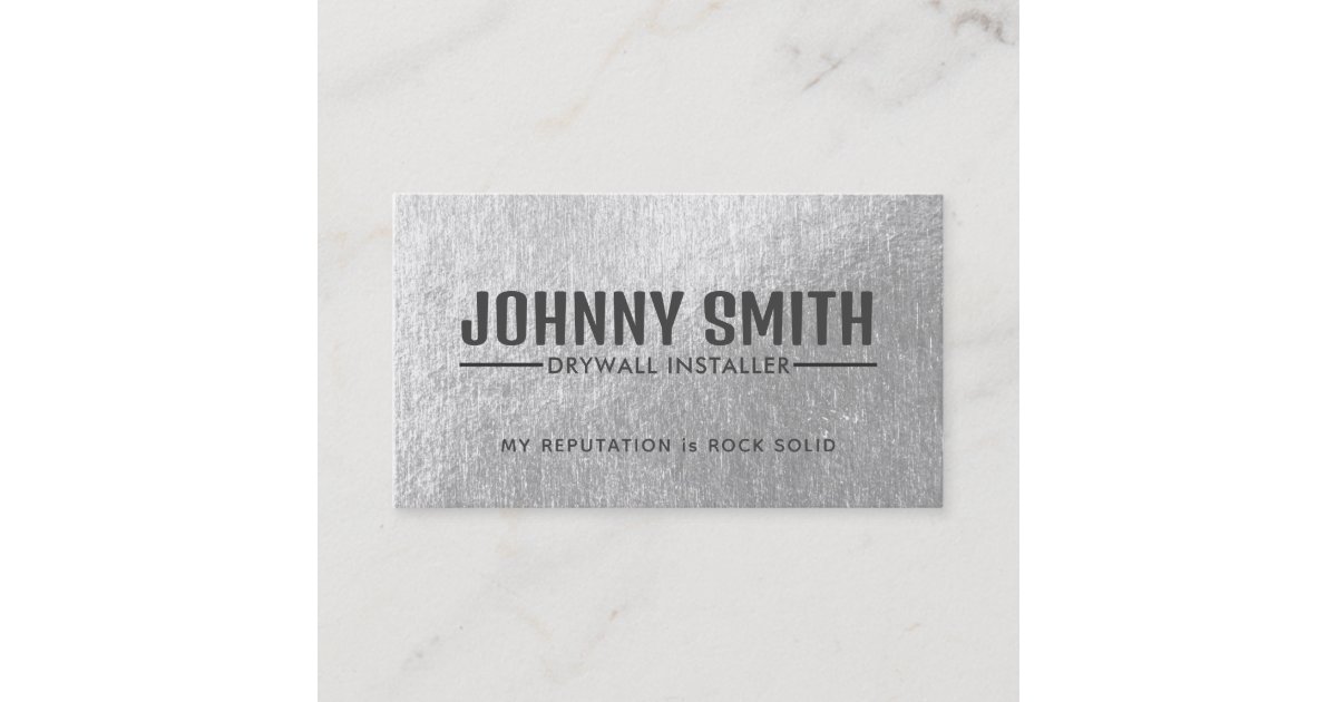 Drywall Slogans Business Cards | Zazzle