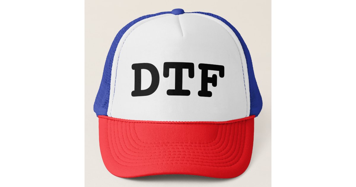 DTF Baseball Hat | Zazzle