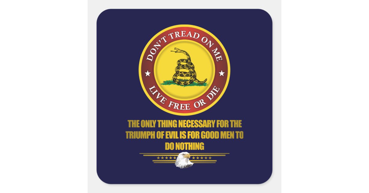 DTOM -Obligation Square Sticker | Zazzle