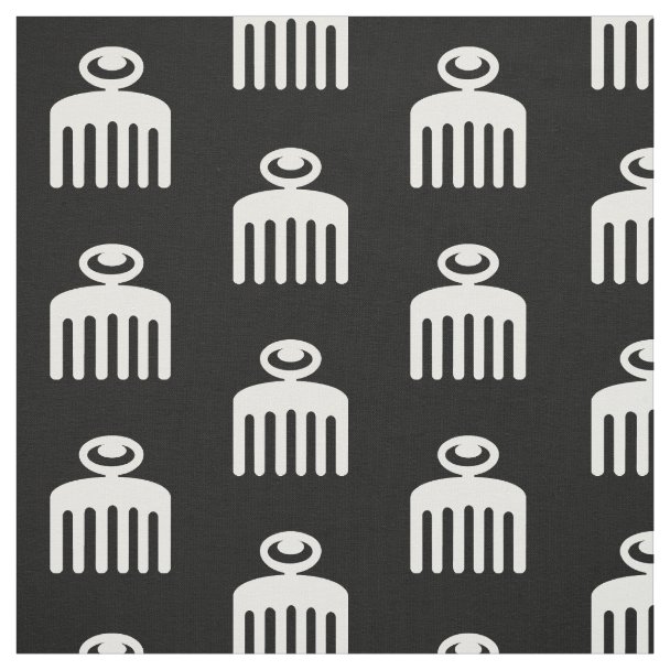 Gye Nyame | God is Supreme Adinkra Symbol Fabric | Zazzle.com