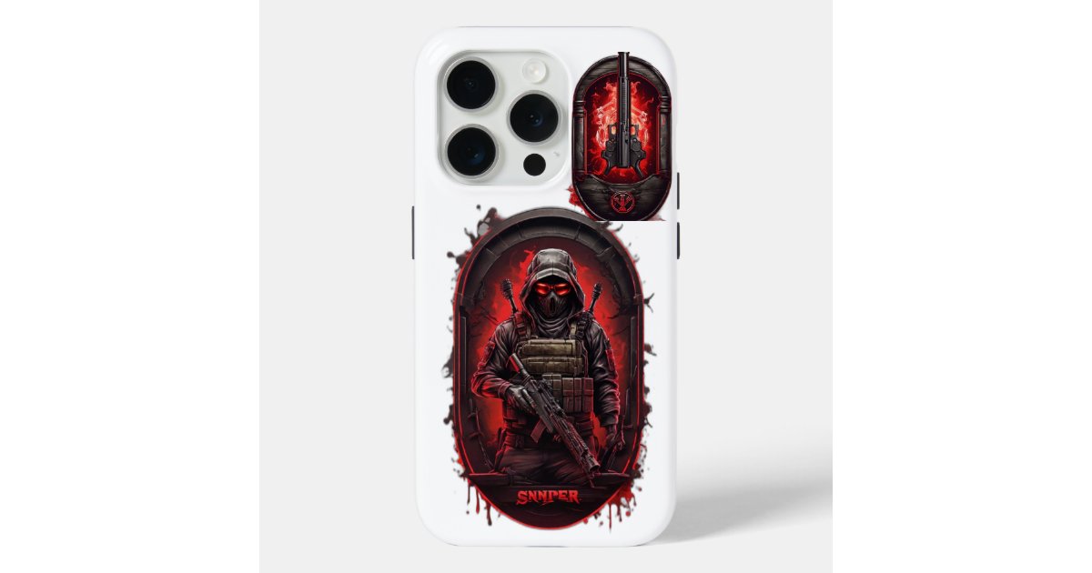Dual Trigger Single Barrel GUN & Sniper case cover | Zazzle