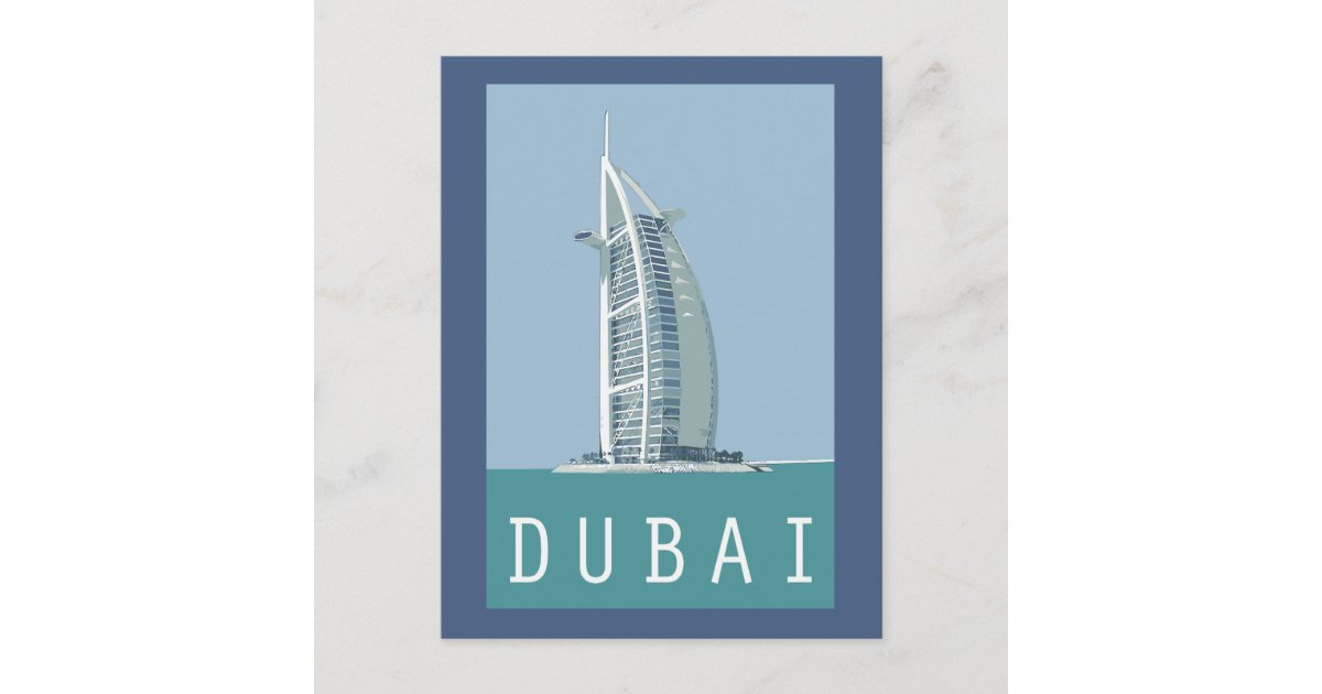 Dubai Burj al Arab Postcard | Zazzle