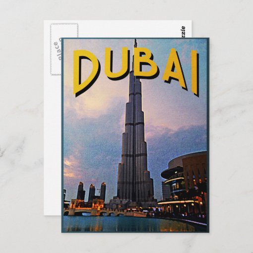 Dubai Travel Postcard | Zazzle