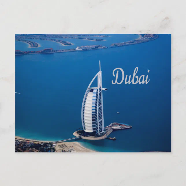 Dubai UAE Burj Al Arab Postcard | Zazzle