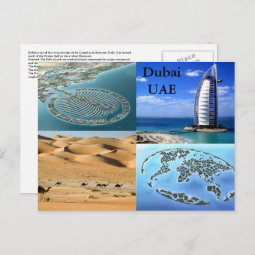 Dubai UAE postcard | Zazzle