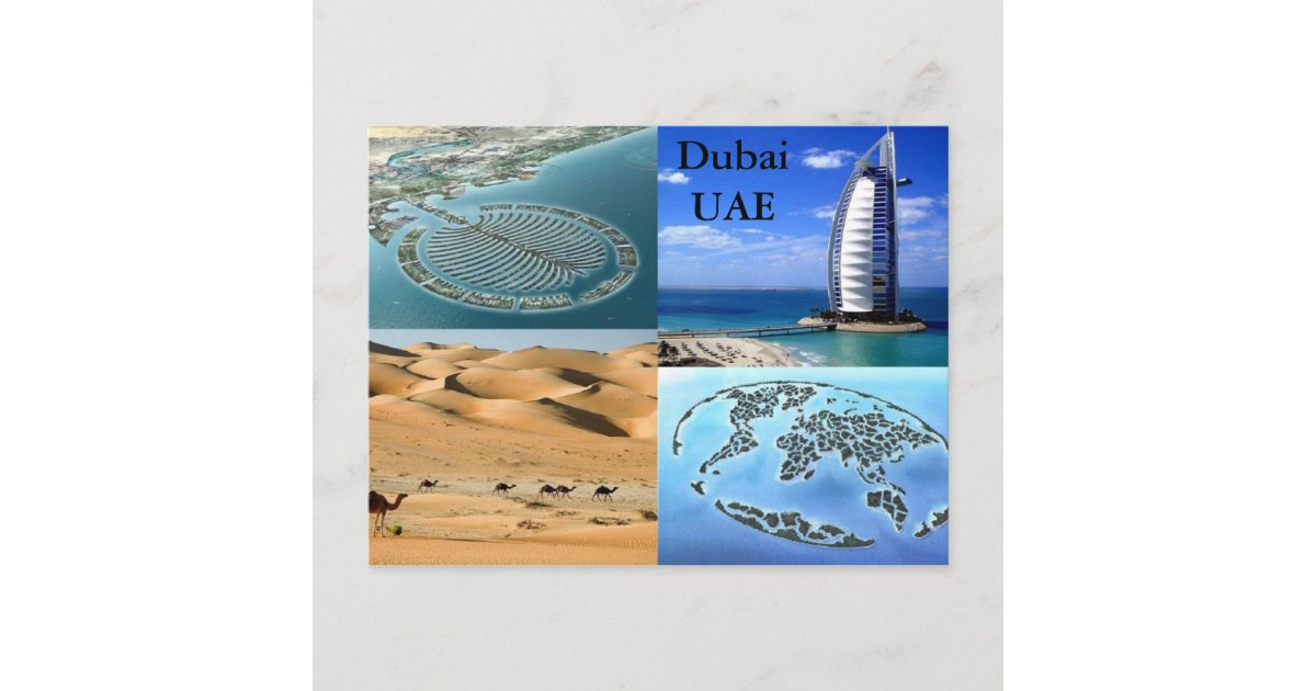Dubai UAE postcard | Zazzle