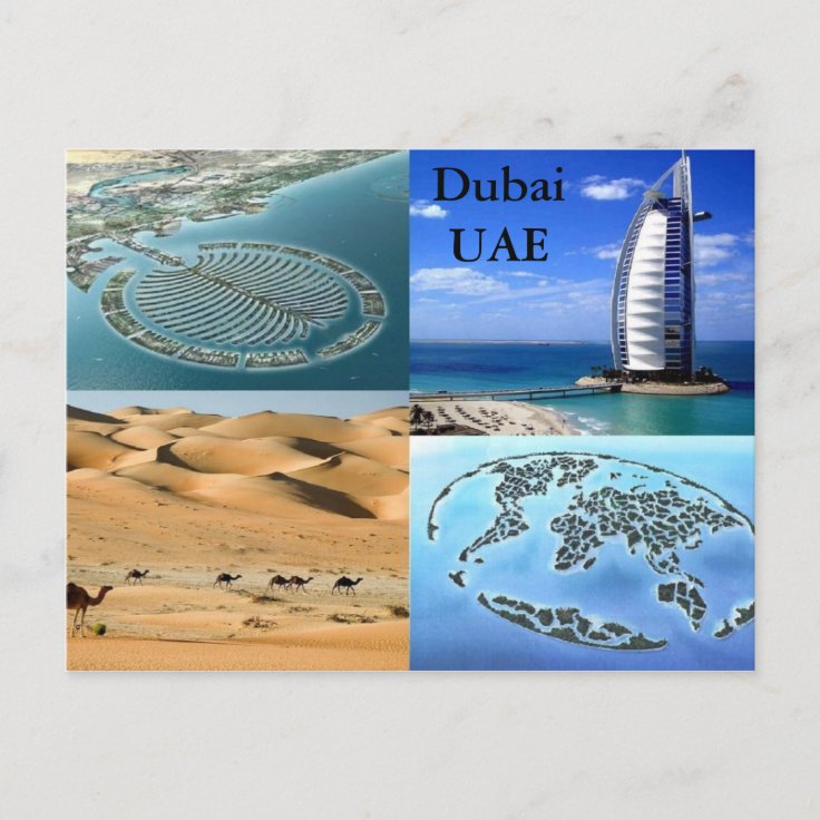 Dubai UAE postcard | Zazzle