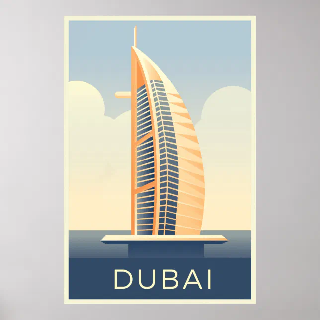 Dubai UAE Poster | Zazzle