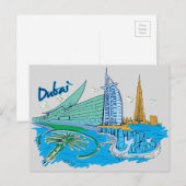 Dubai, United Arab Emirates Famous City Postcard | Zazzle