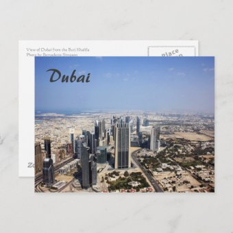 Dubai View Postcard | Zazzle