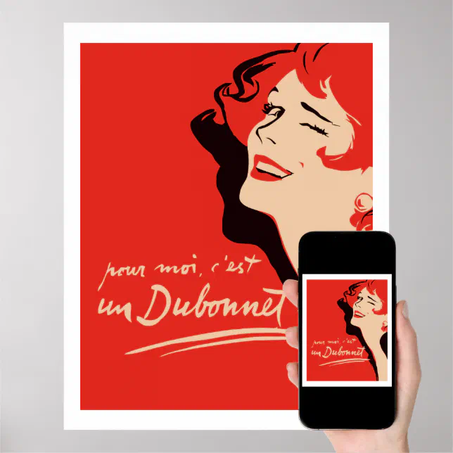 Dubonnet (Vintage french ads) Poster | Zazzle