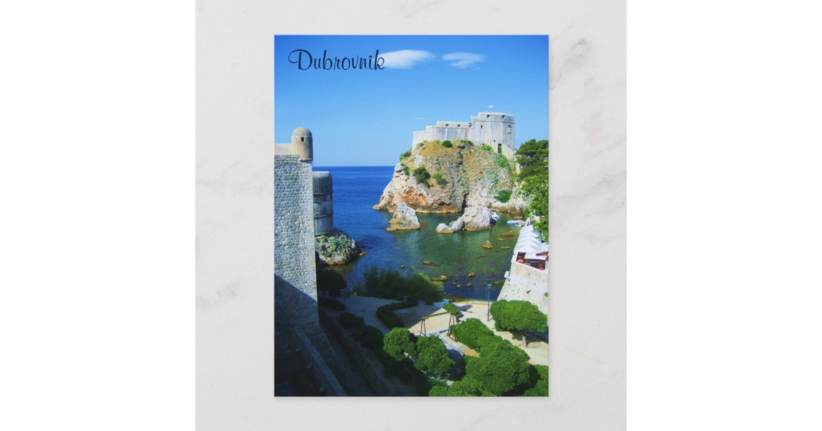 Dubrovnik Croatia Postcard | Zazzle