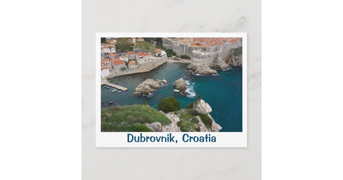 Dubrovnik from Above Postcard | Zazzle