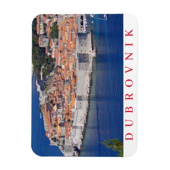 Dubrovnik view fridge magnet | Zazzle