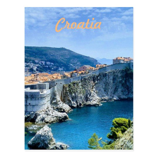 Dubrovnik's Old City Postcard | Zazzle.com