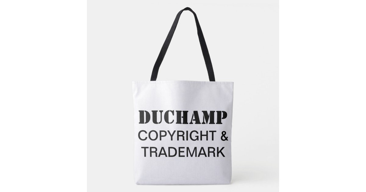 Duchamp, Copyright & Trademark Tote Bag | Zazzle