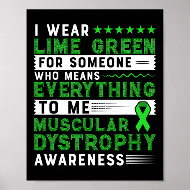 Duchenne Muscular Dystrophy Awareness Poster | Zazzle
