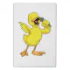 Duck as Singer with Microphone Faux Canvas Print | Zazzle