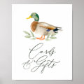 Duck Baby Shower Cards and Gifts Sign | Zazzle