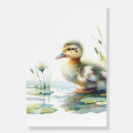 Duck Baby Shower Reversible Welcome Signs | Zazzle