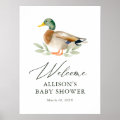 Duck Baby Shower Welcome Sign | Zazzle
