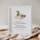 Duck Baby Shower Welcome Sign | Zazzle