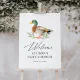 Duck Baby Shower Welcome Sign | Zazzle