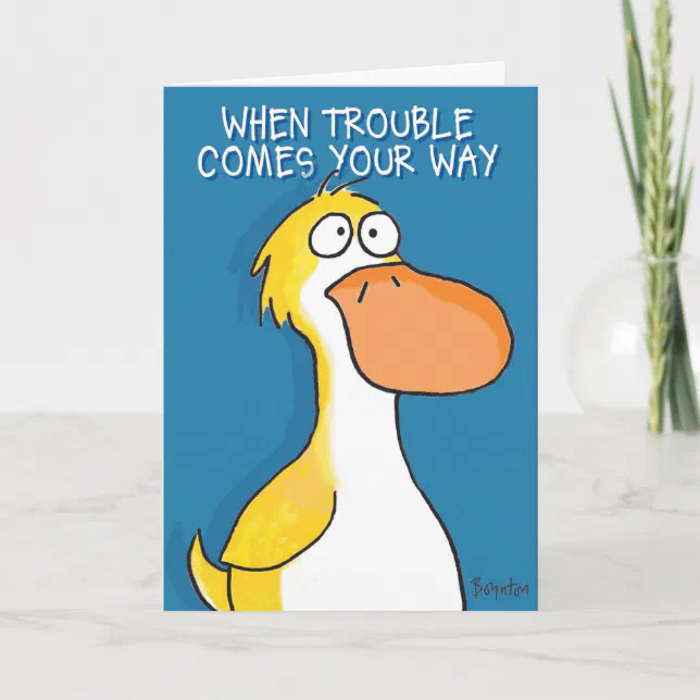 DUCK! CARD | Zazzle