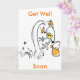 Duck Cartoon Get Well Soon Card | Zazzle