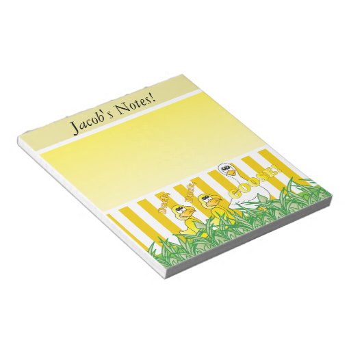 Duck, Duck, Goose Notepad | Zazzle