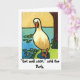 duck get well soon card | Zazzle