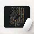 Duck Hunter American Flag Waterfowl Hunting Camouf Mouse Pad | Zazzle