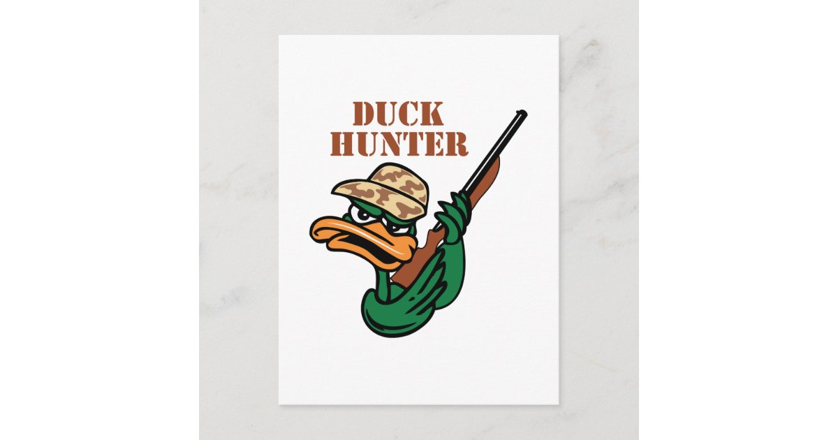 DUCK HUNTER POSTCARD | Zazzle