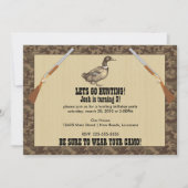 Duck Hunting Birthday Invitation | Zazzle