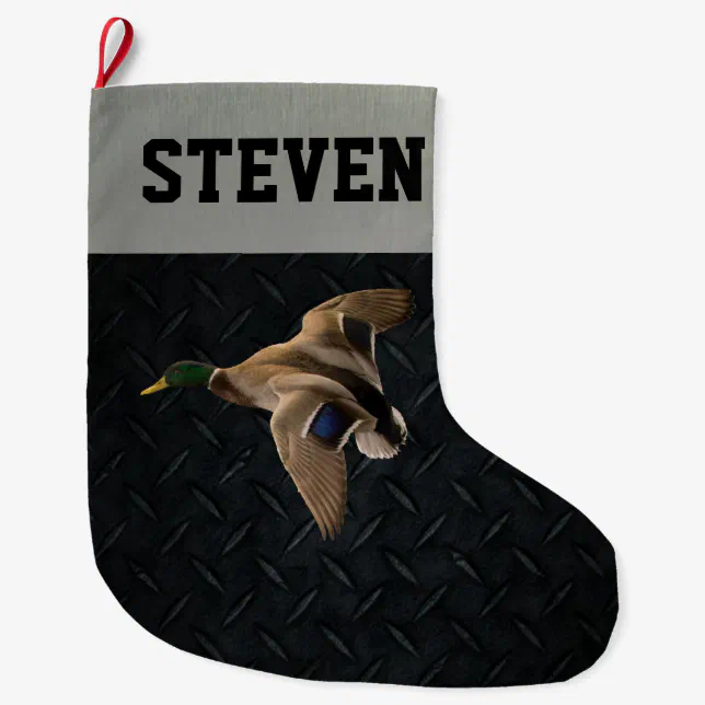 Duck Hunting Mallard Men's Christmas Stocking | Zazzle